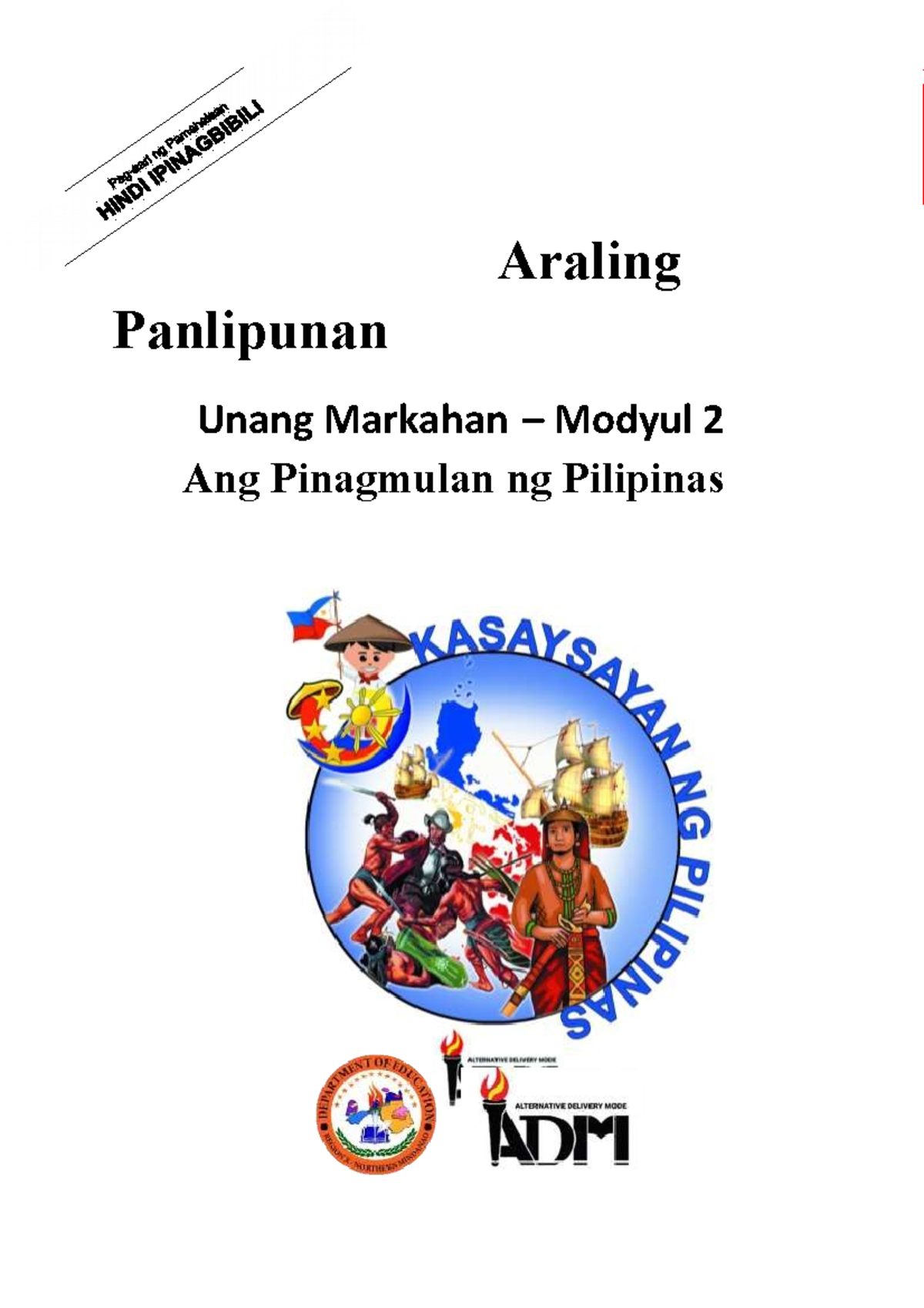 AP5 Q1 Mod2 Ang-Pinagmulan-ng-Pilipinas Version-3 - 5 Araling Panlipunan Unang Markahan – Modyul ...