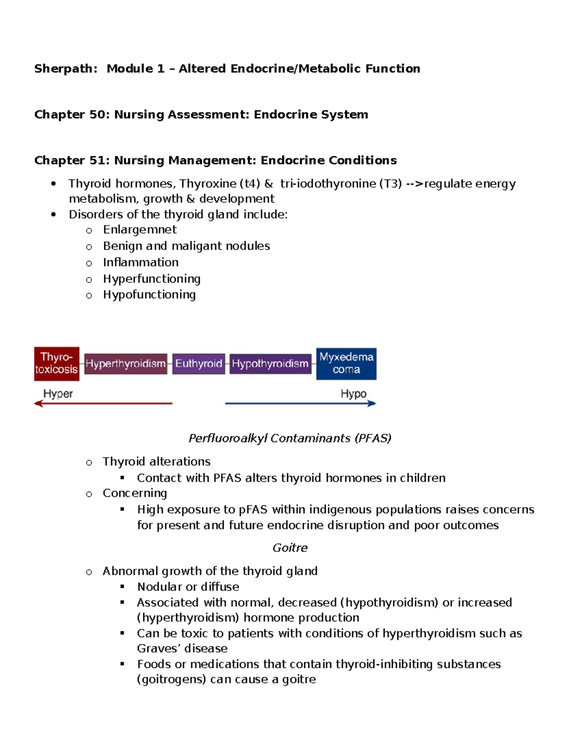 Sherpath: Module 1 Nursing Assessment & Management of Endocrine ...