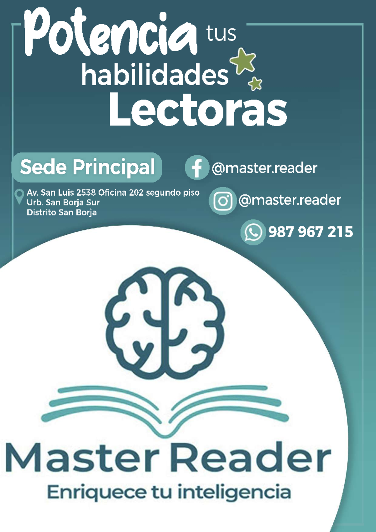 Brochure Master Reader 1 1 - SedePrincipal 987967215 @master @master ...