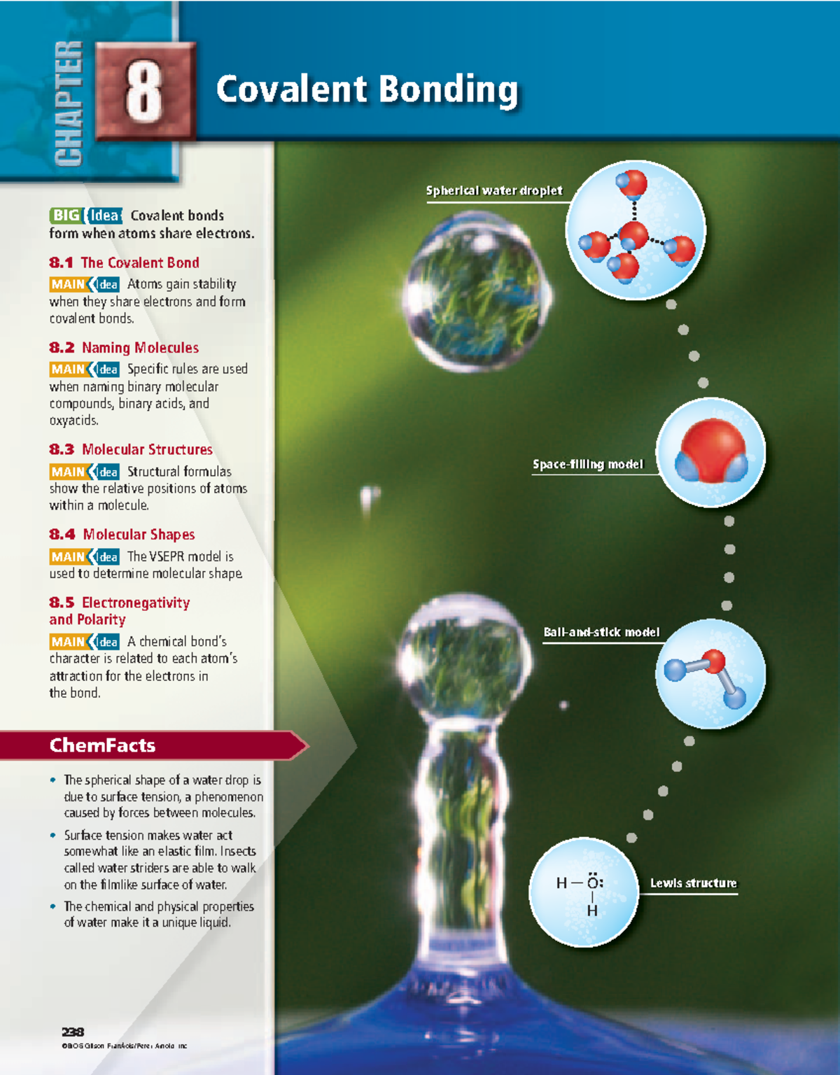 Chapter 8: Covalent Bonding - Naming and Structuring Molecules - Studocu