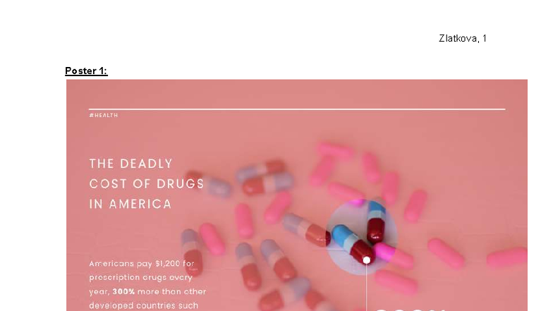 Zlatkova, Project 4: Multimodal Posters on Medical Debt Issues - Studocu