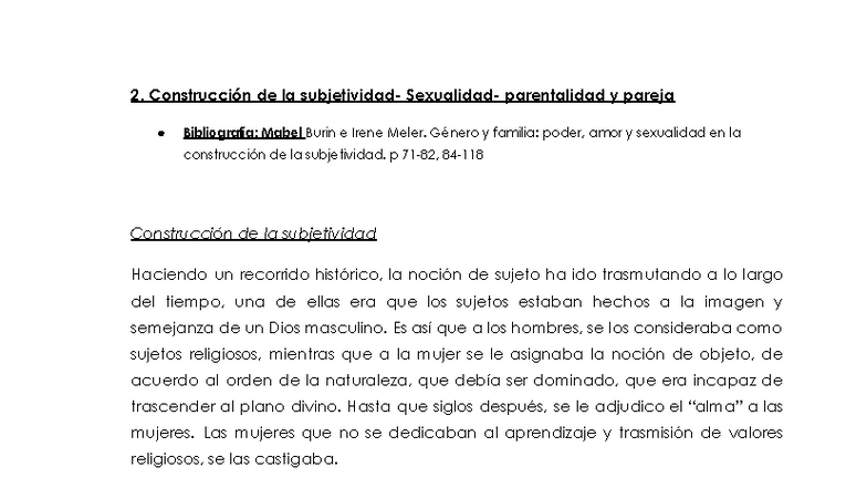 Construcción de la Parentalidad y la Subjetividad en Género y Familia ...