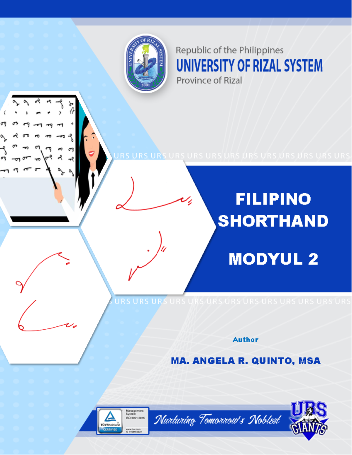 OA Elective 1 Filipino Shorthand Modyul 2: Pagsasanay at Mga ...