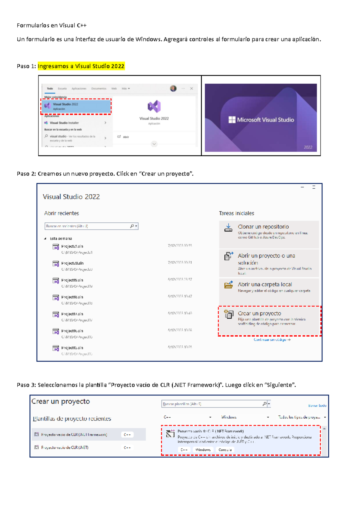Tema 09: Formularios en Visual Studio 2022 - Guía de C++ - Studocu