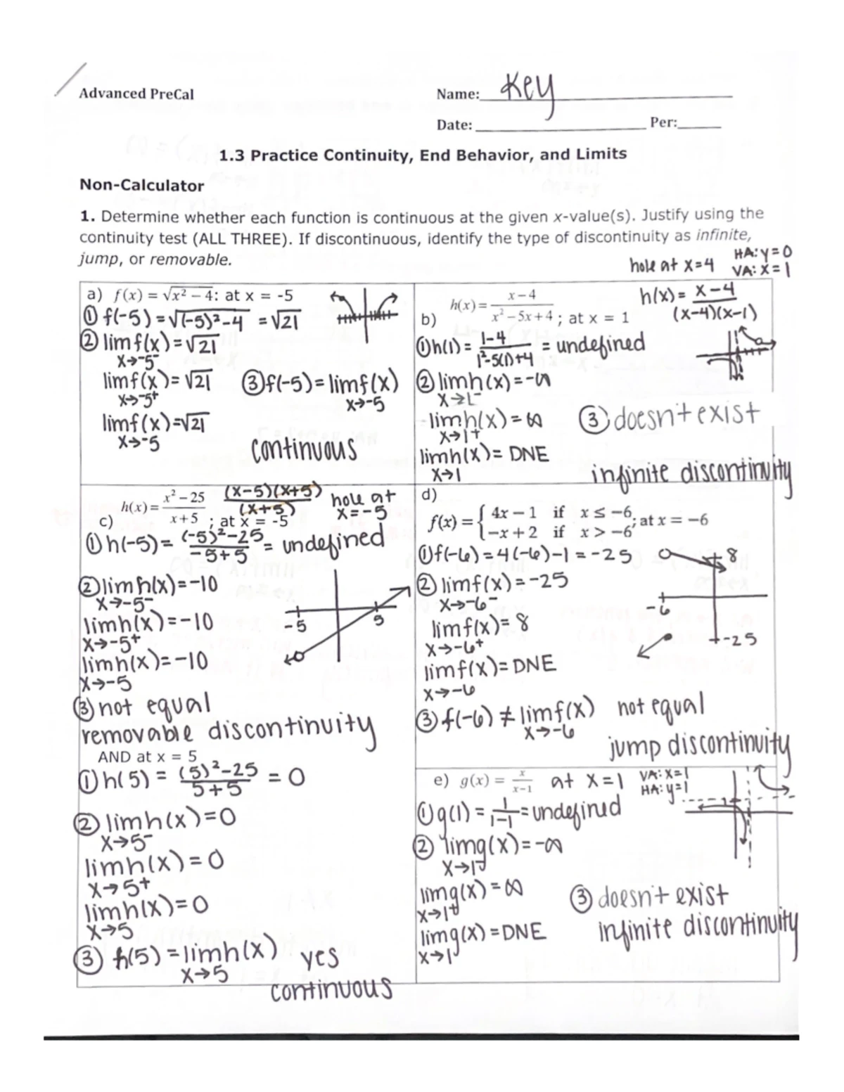 Precalculus Quiz 6.3-6.4 Review w/ Answers - Studocu