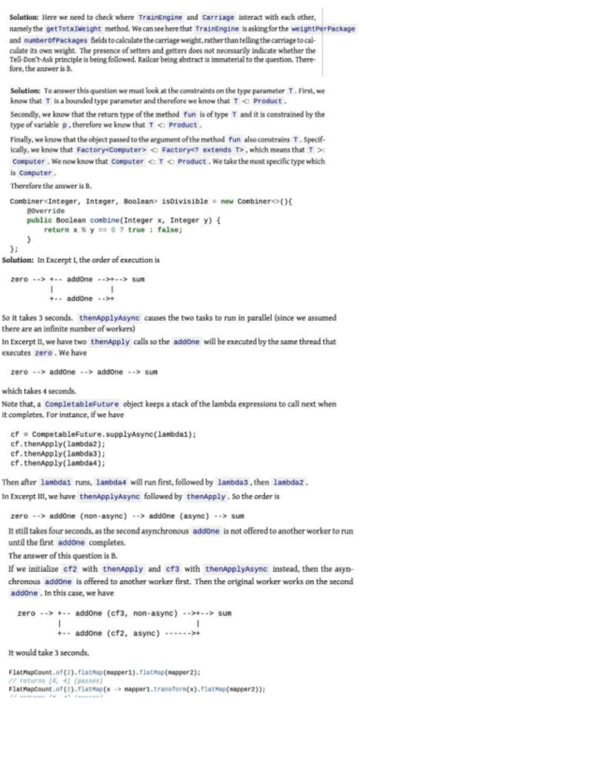 Study Notes for CS2030: TrainEngine, Carriage, and CompletableFuture ...