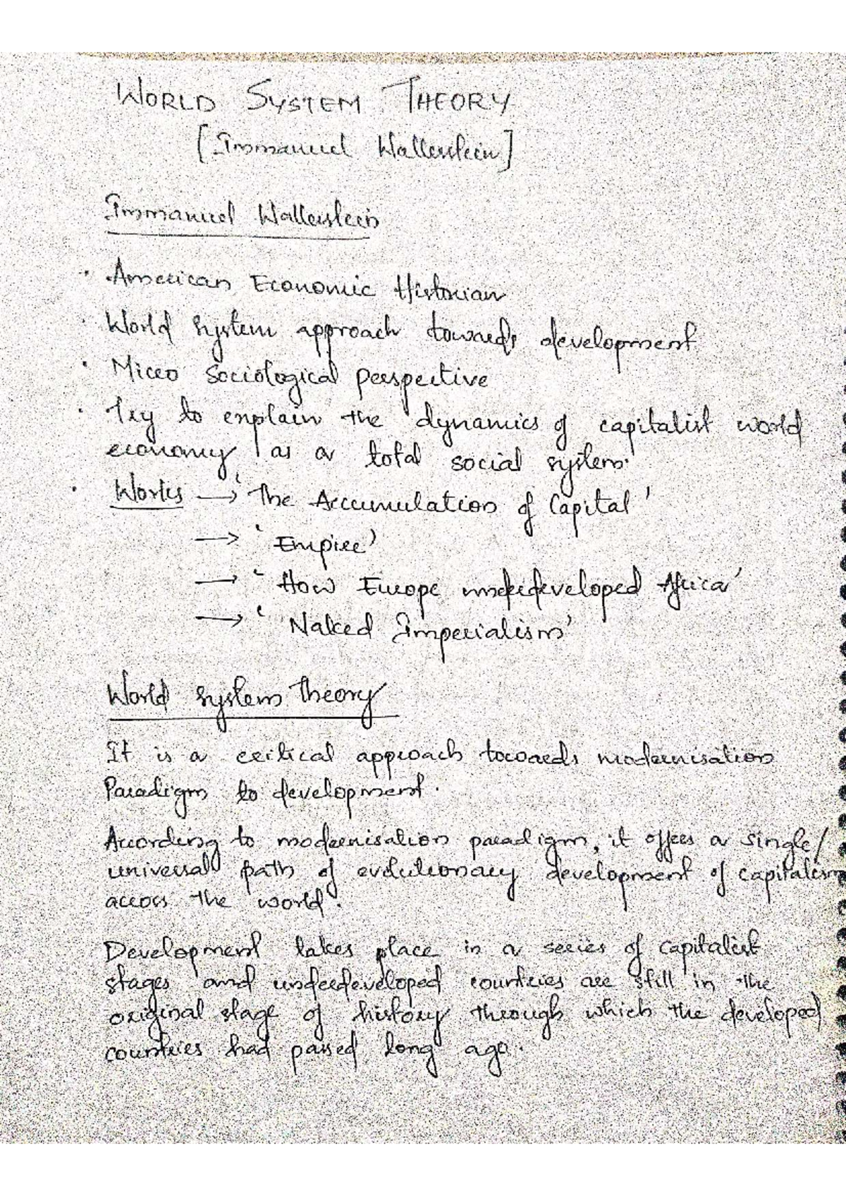 World System Theory: Analyzing Capitalism and Development Dynamics ...