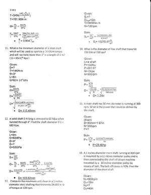 Problem Solutions Mechanical Engineering-34 - Wire Ropes A 6 x 19 IPS ...