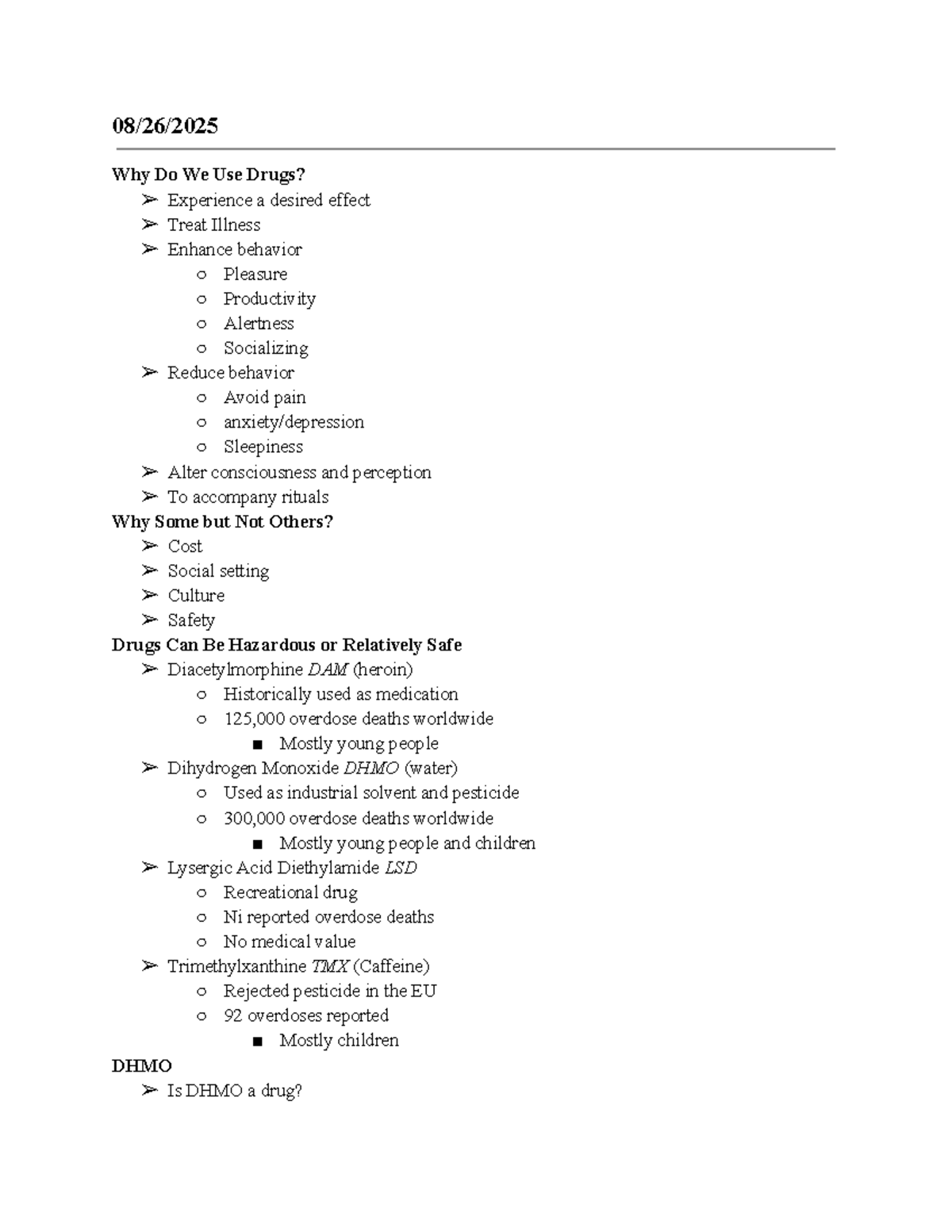 PSYC 313: Understanding Drug Use, Dependence, and Societal Impact - Studocu