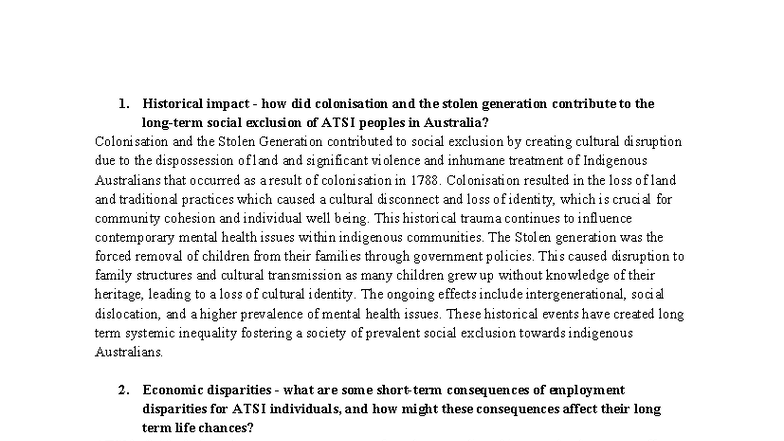 ATSI 101: Examining Historical and Contemporary Challenges Facing ATSI ...