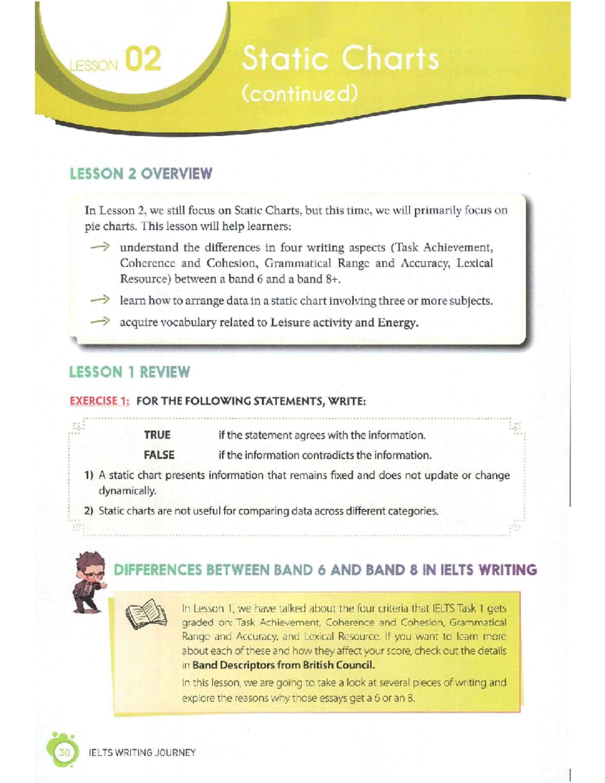 LESSON 02: Static Charts - Focus on Pie Charts (IELTS Writing) - Studocu