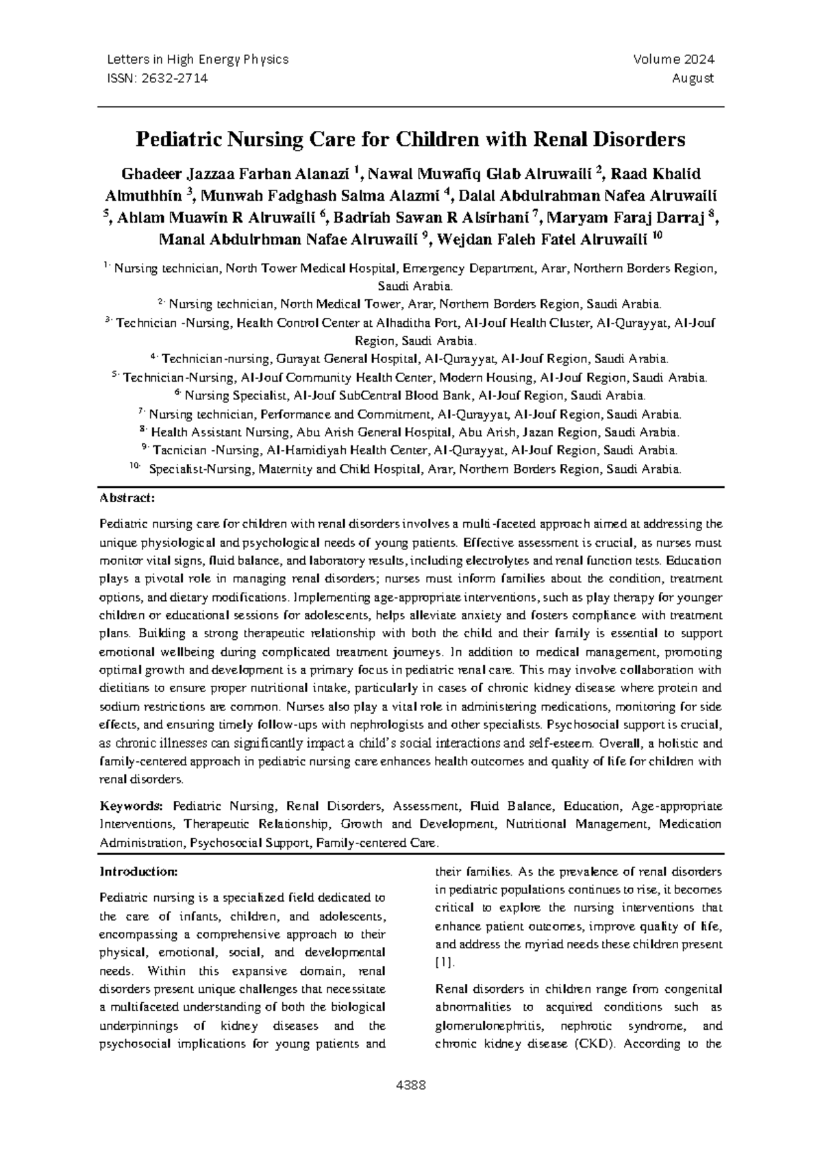 Pediatric Nursing Care for Renal Disorders: Insights and Interventions ...