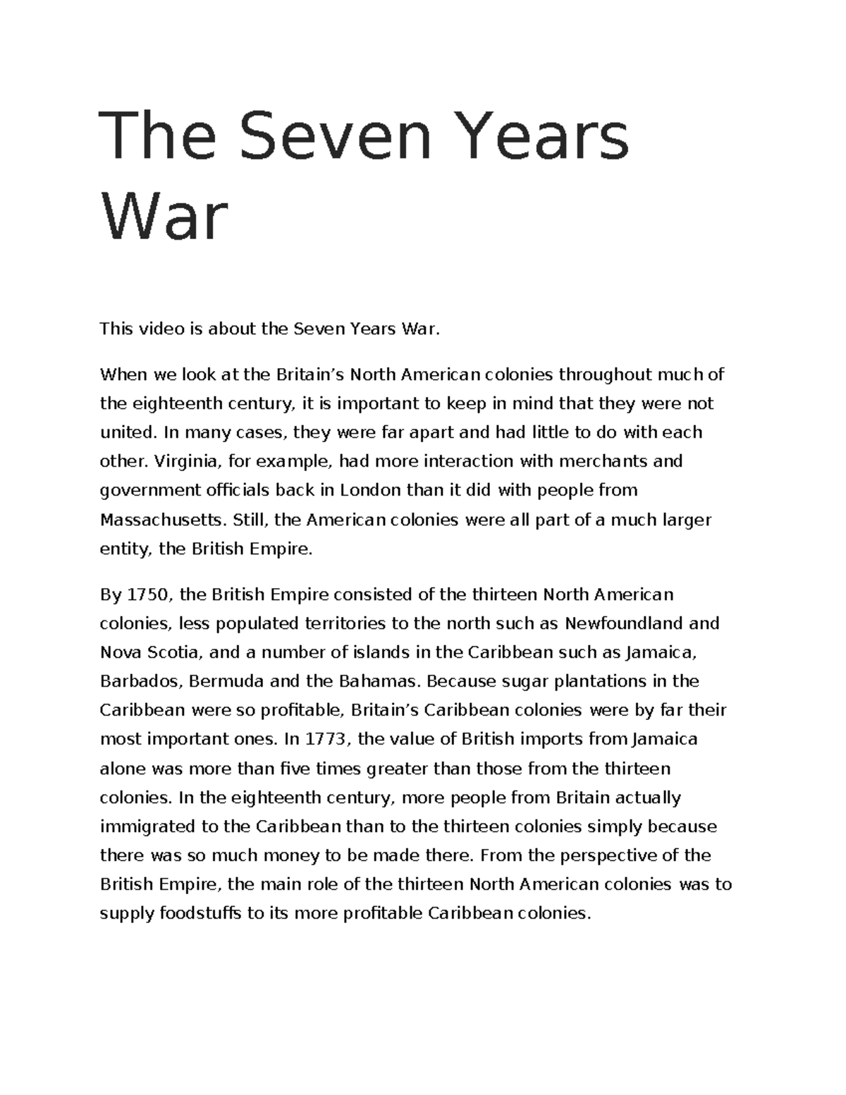 The Seven Years War (1756-1763): Causes, Events, and Outcomes Explained ...