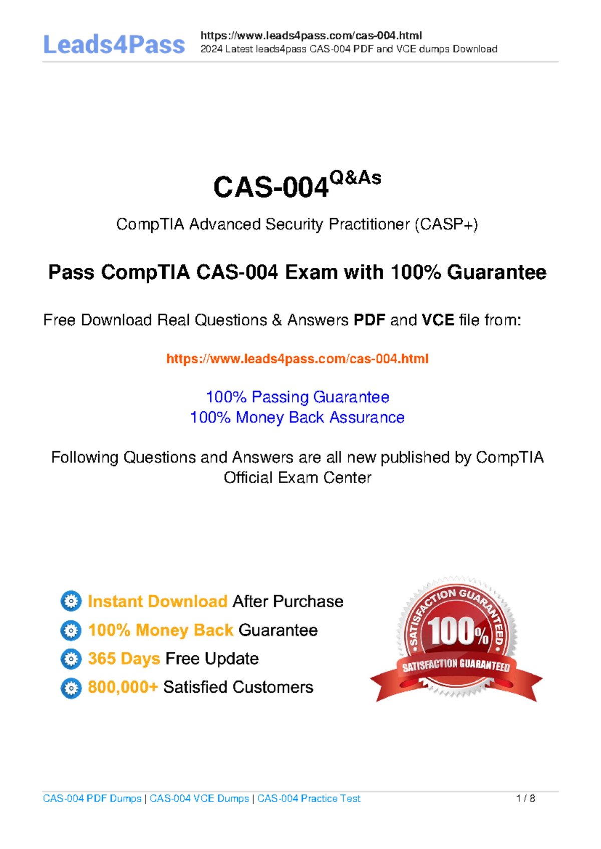 [Latest Update] CompTIA CAS-004 Actual Exam Practice Questions Shared ...
