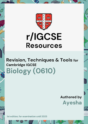 Biology Igcse 0610 ATP Guide - r/IGCSE Resources ATP (Alternative to Practical) Guide to ...