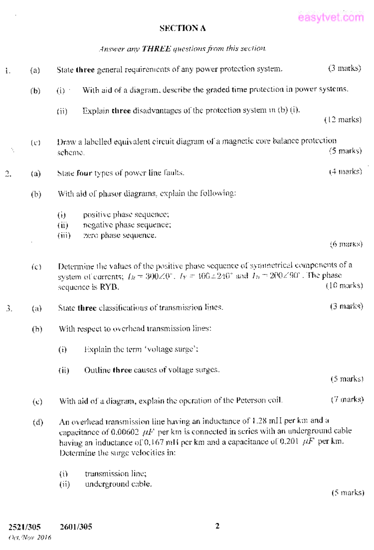 Emft3 - Power Protection Systems: Key Concepts & Questions - Studocu