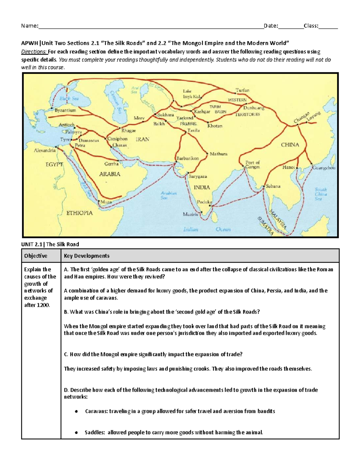 Joey's Unit 2 Amsco Reading Guide - Google Docs - - Studocu