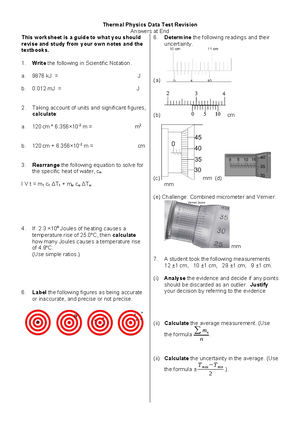 KIN 101 Kinematics Worksheet 2: Relative Velocity Problems - Studocu