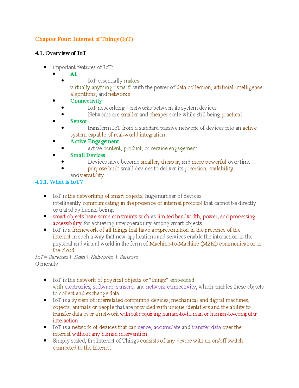 Chapter 4 - Internet of Things (IoT): Features, History & Applications ...