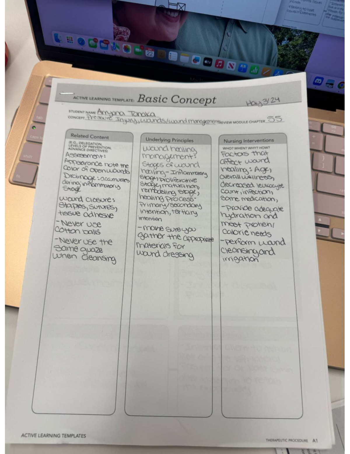 Mace ACTIVE LEARNING TEMPLATE: Pressure Injury Management (CMS PT4 ...