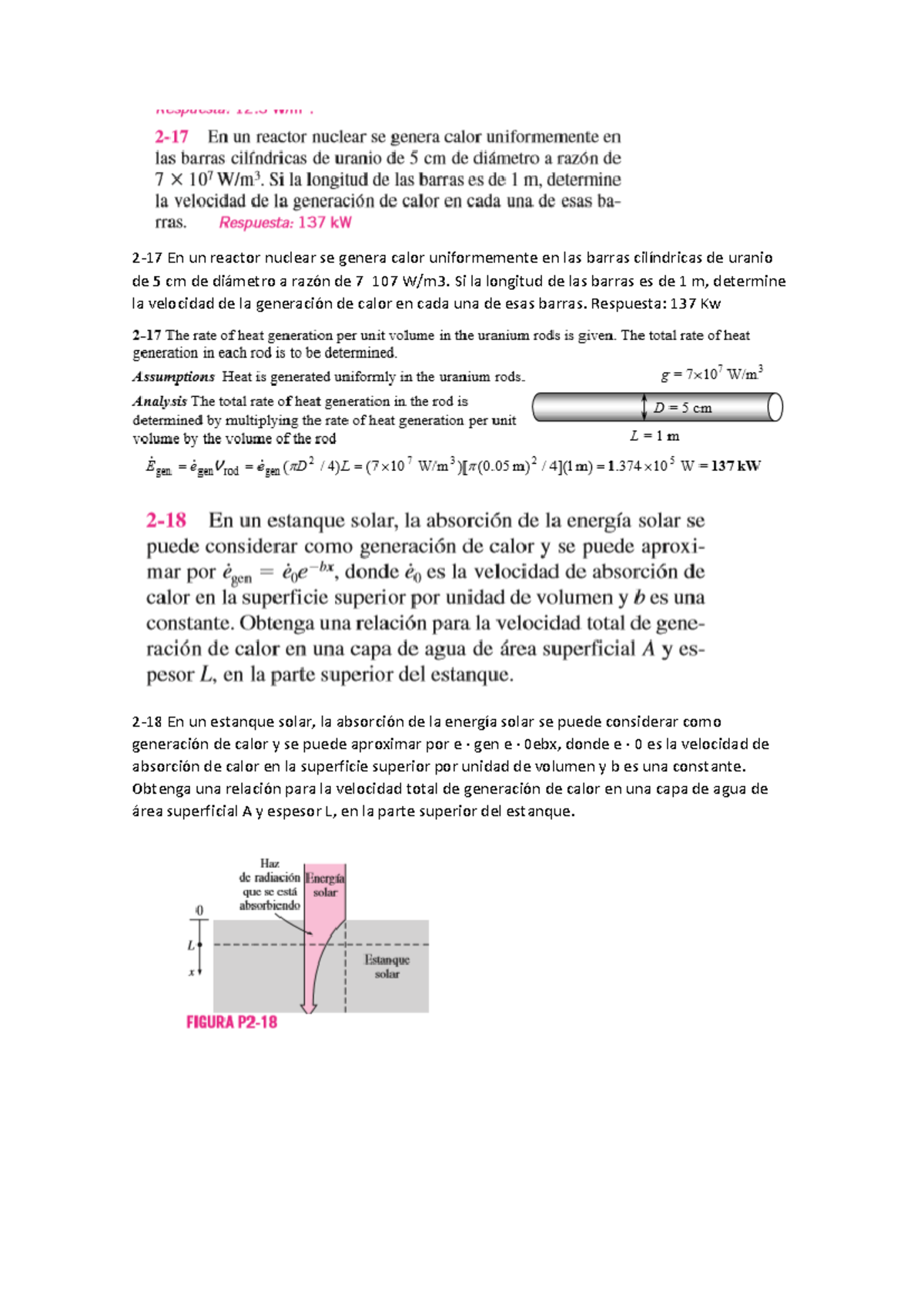 Ejercicio para practicar OPE 2: Generación de Calor en Reactores y ...