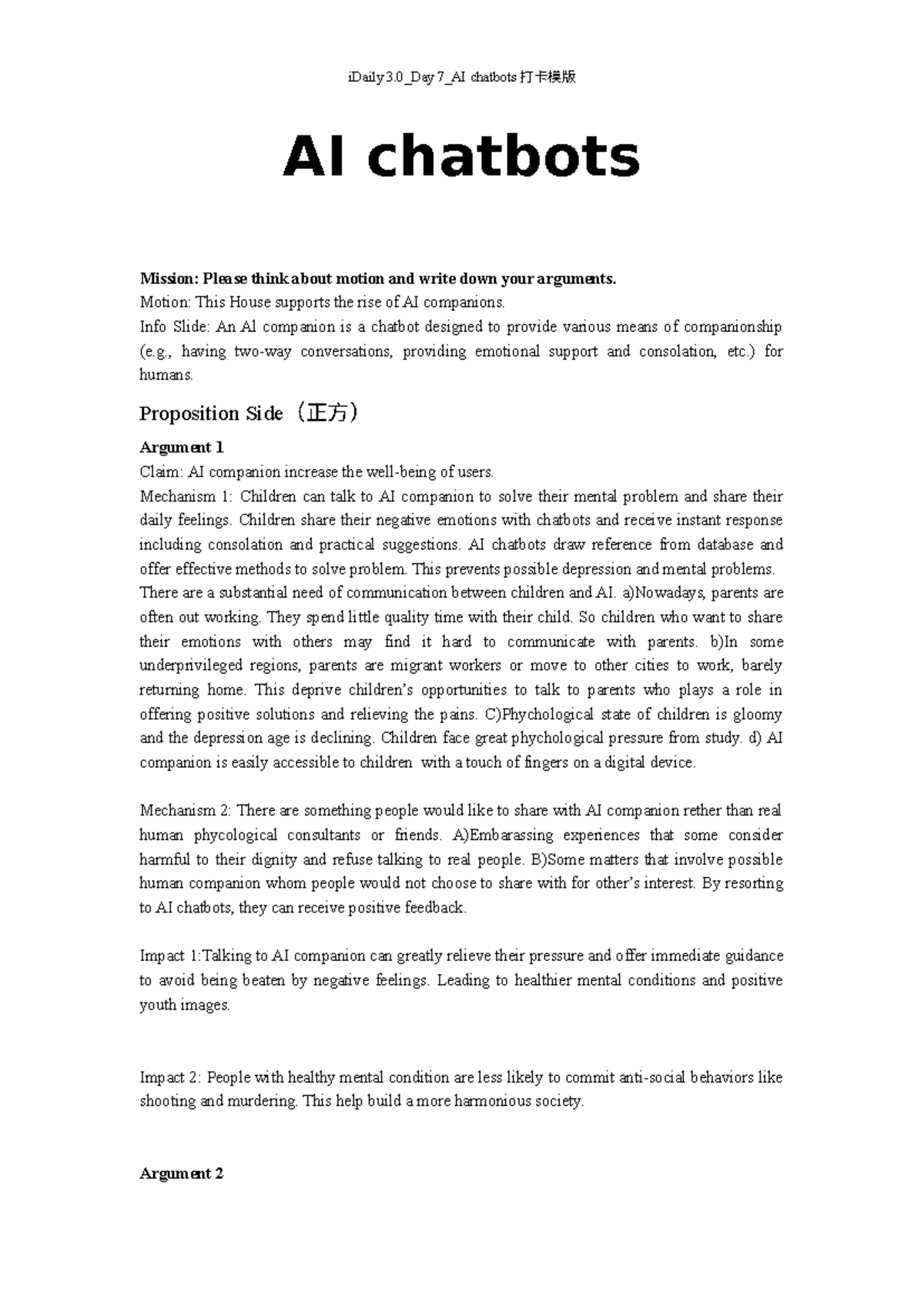 Pros and cons of AI chatbots: A comprehensive analysis - Studocu