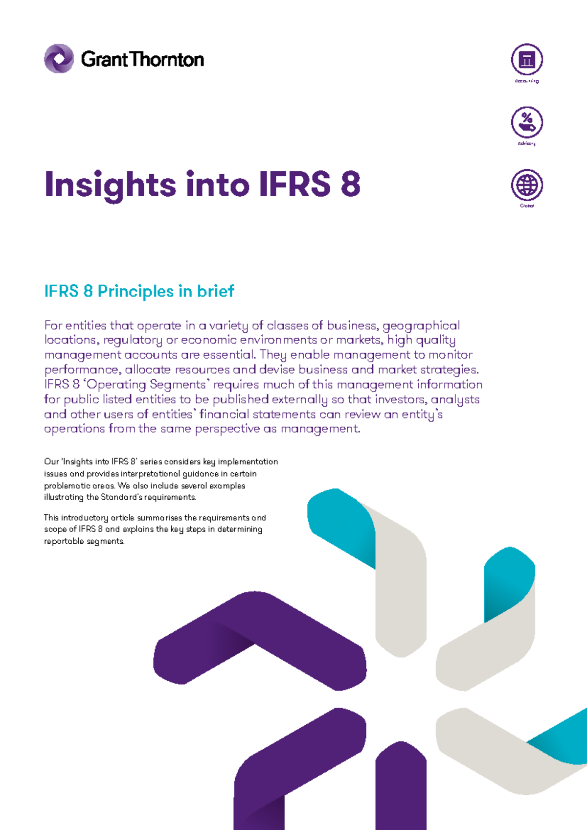 IFRS 8 Principles in Brief: Key Insights and Reporting Steps - Studocu