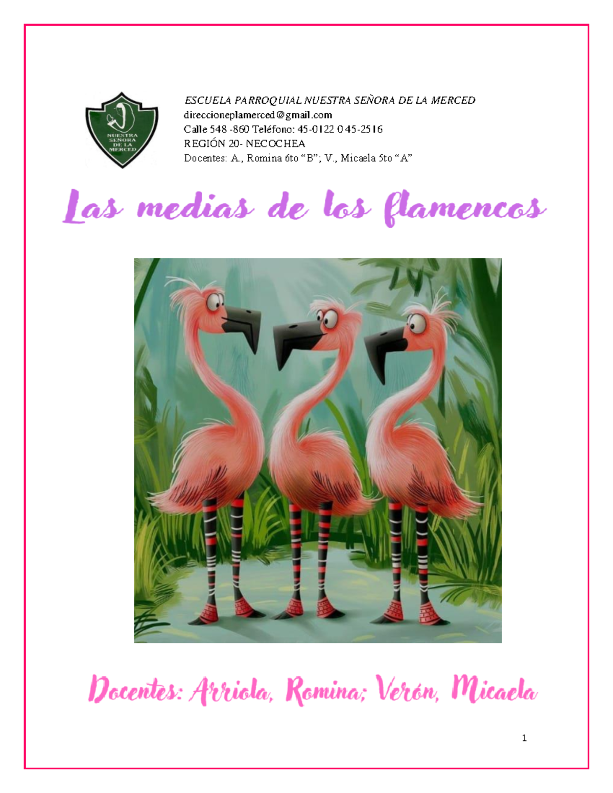 LAS MEDIAS DE LOS FLAMENCOS - SECUENCIA DIDÁCTICA 5TO AÑO - Studocu