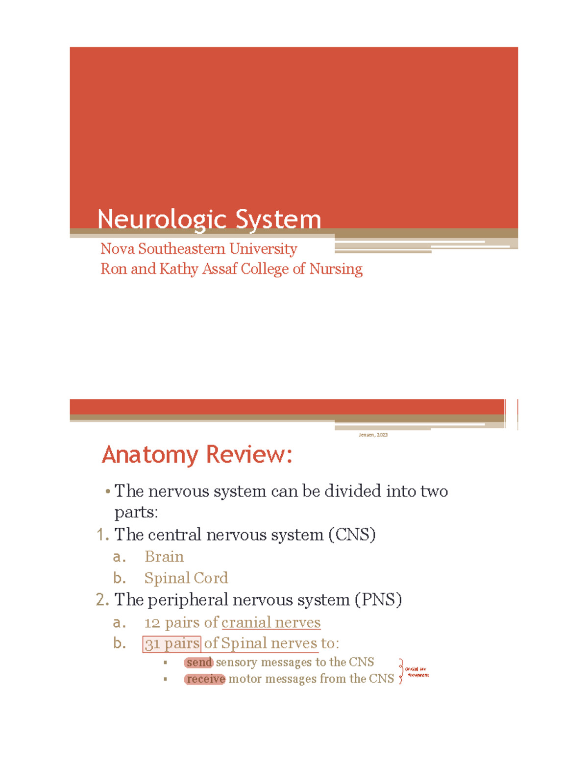 Focused Neurological Assessment for Aging Adults - NSU Nursing ...
