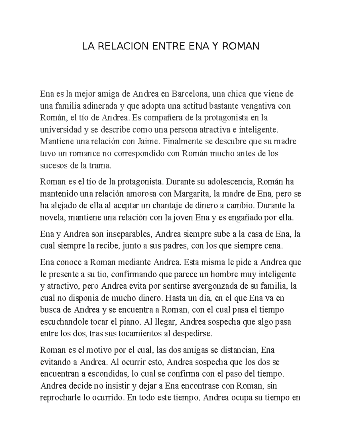 Ena y Roman - hjsk - LA RELACION ENTRE ENA Y ROMAN Ena es la mejor ...