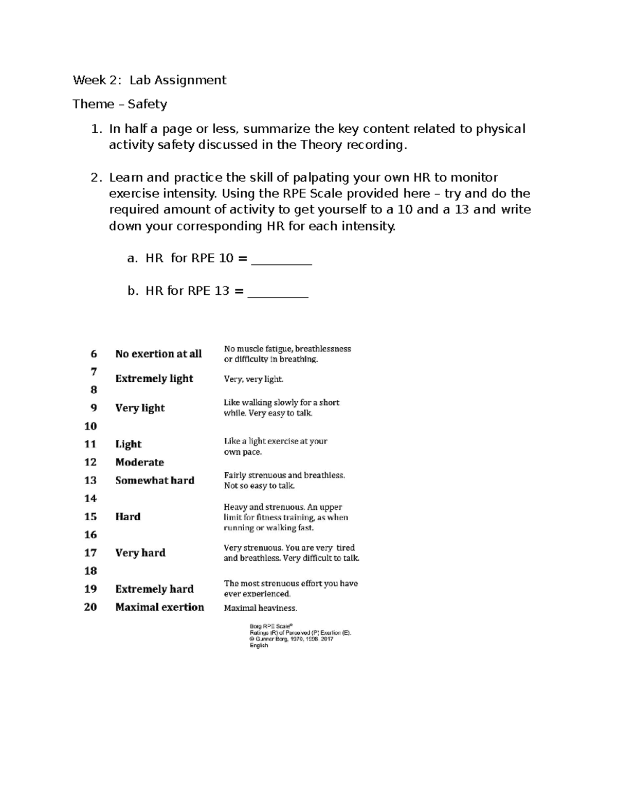 Week 2 accommodated lab - Week 2: Lab Assignment Theme – Safety 1. In ...