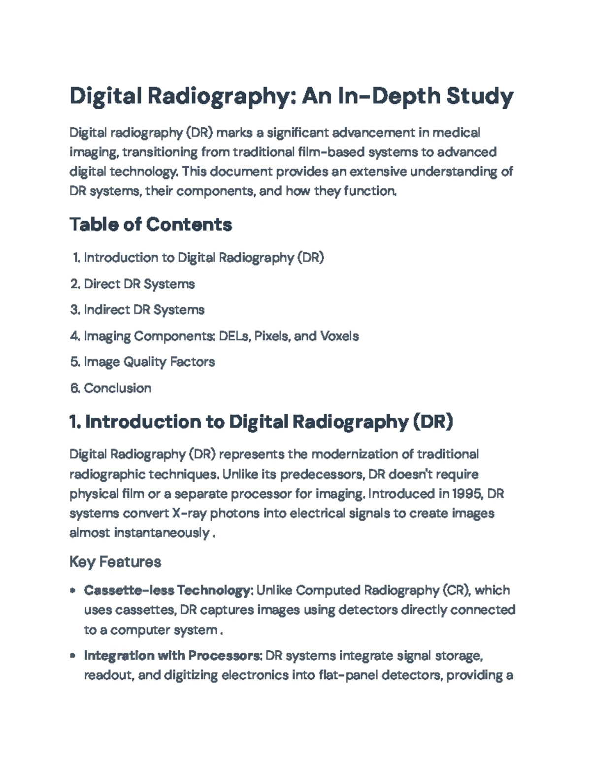 Final Exam Study Guide for Digital Radiography Systems (DR 101) - Studocu