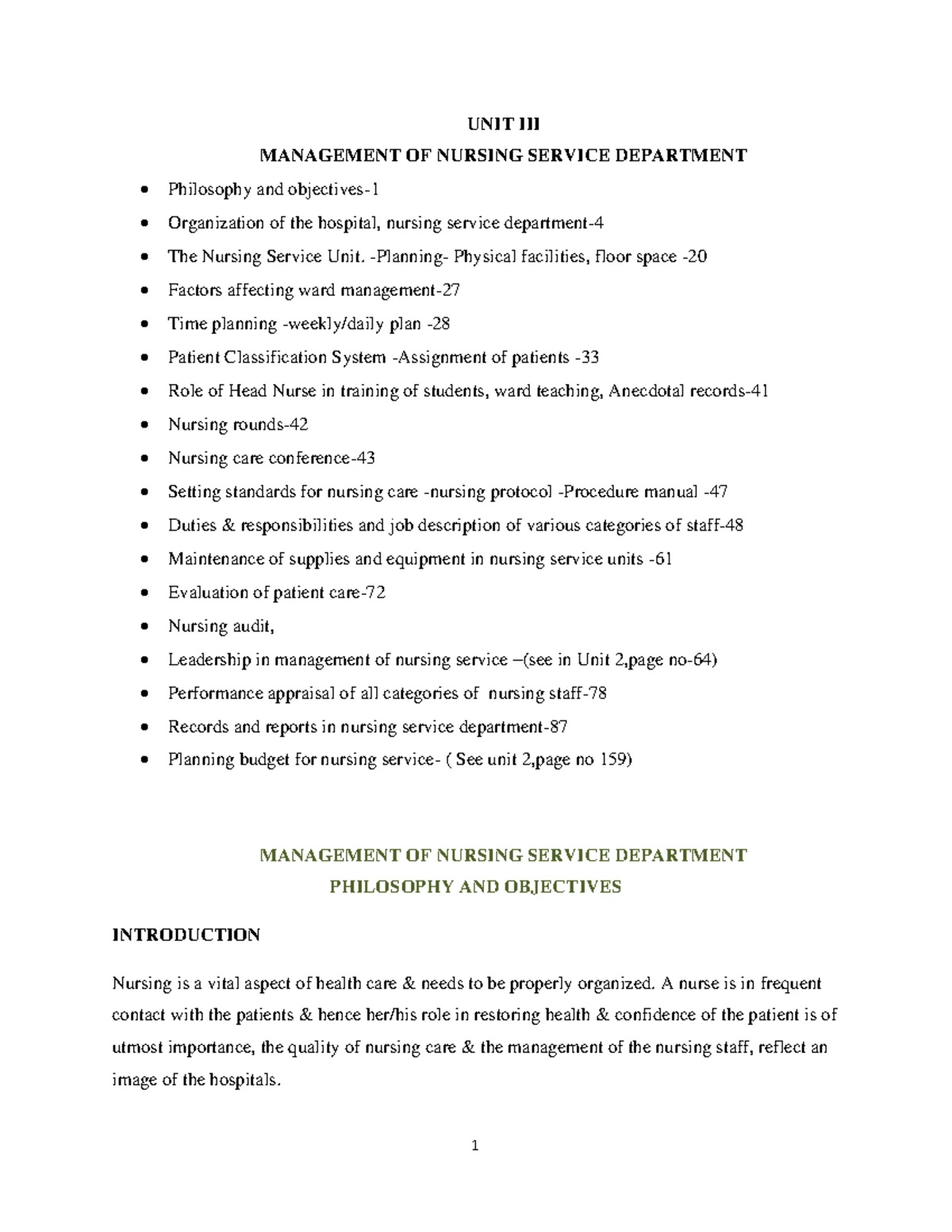 Master Rotation Plan for B.Sc. Nursing & GNM Programs - Studocu
