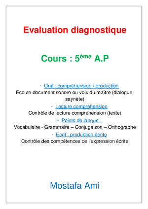 Mostapha Ami -Fiches 3Ap - 1 Projet passerelle Phase d’imprégnation : - Oral : Bain sonore ...