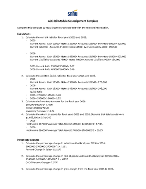 6-2 problem set - module 6 - ACC345 - Studocu