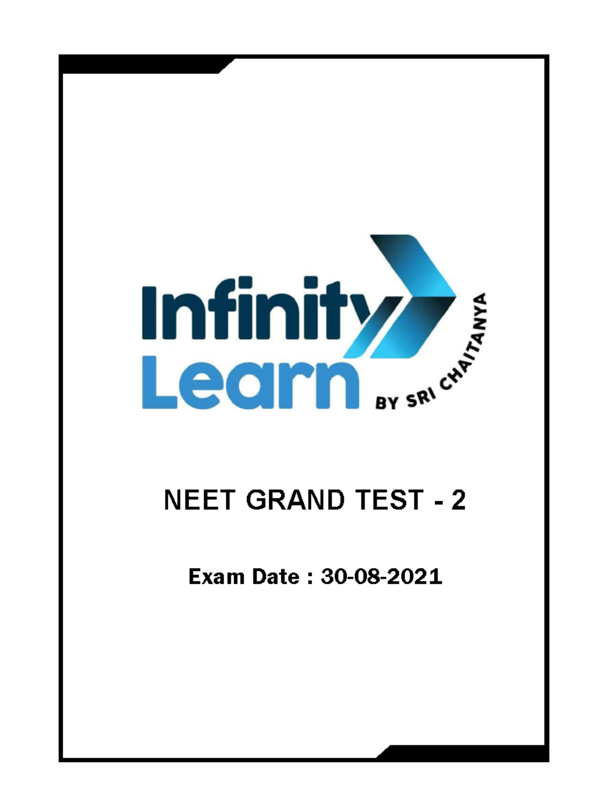 NEET Grand Test 2 - Physics and Chemistry Concepts Review - Studocu