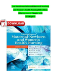 Foundations - Harvard - Foundations Of Maternal-Newborn And Women’s ...