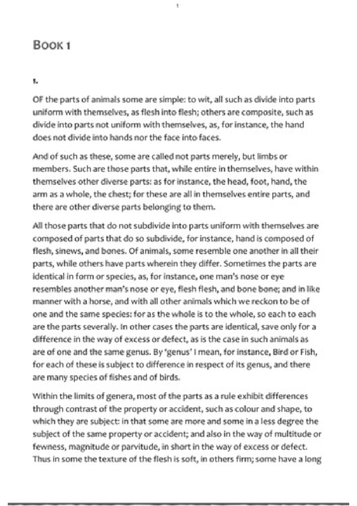 Book 1: Parts of animals and their classifications in biology - Studocu