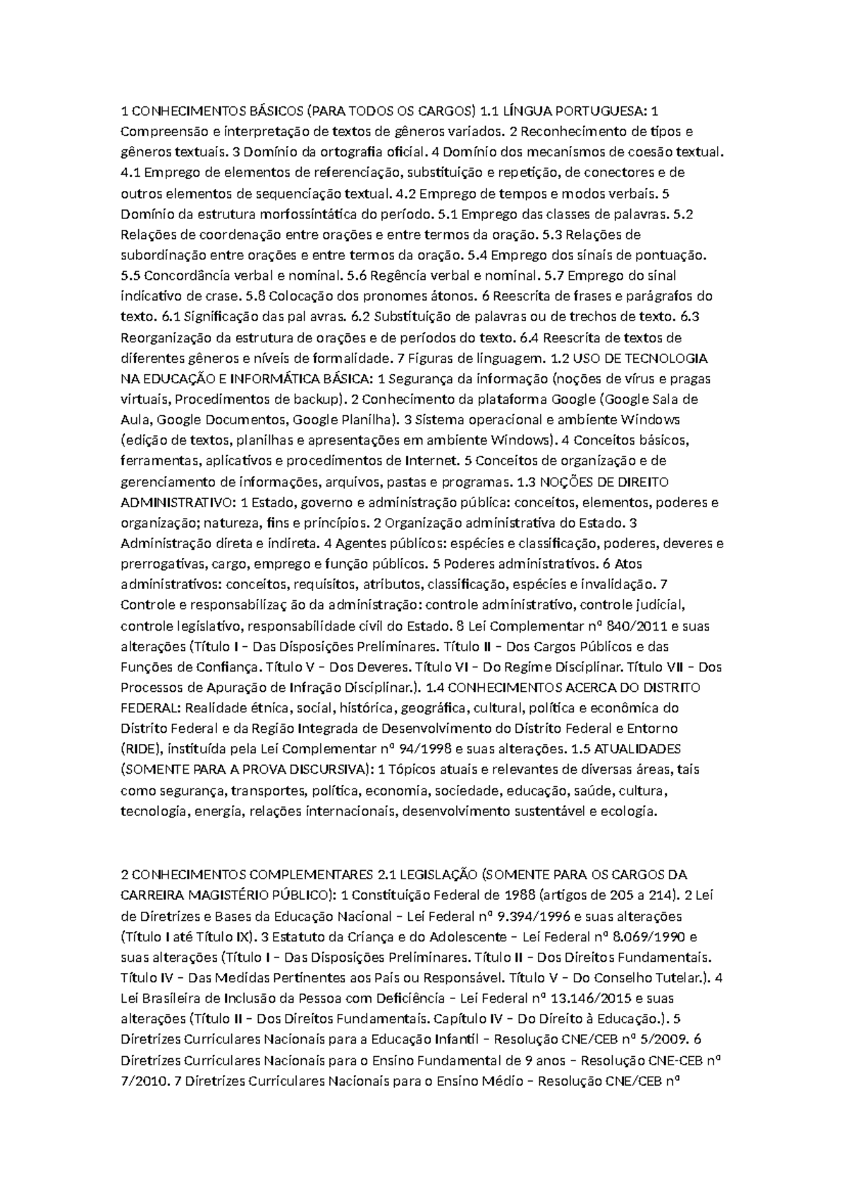 1 CONHECIMENTOS BÁSICOS PARA TODOS OS CARGOS - ANOTAÇÕES - Studocu