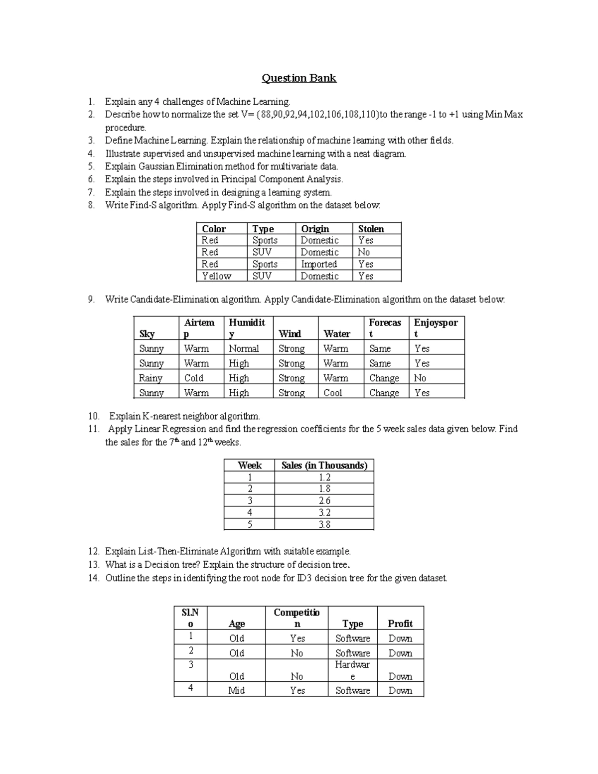 21CS52 - Computer Networks Question Bank (Modules 1 & 2) - Studocu