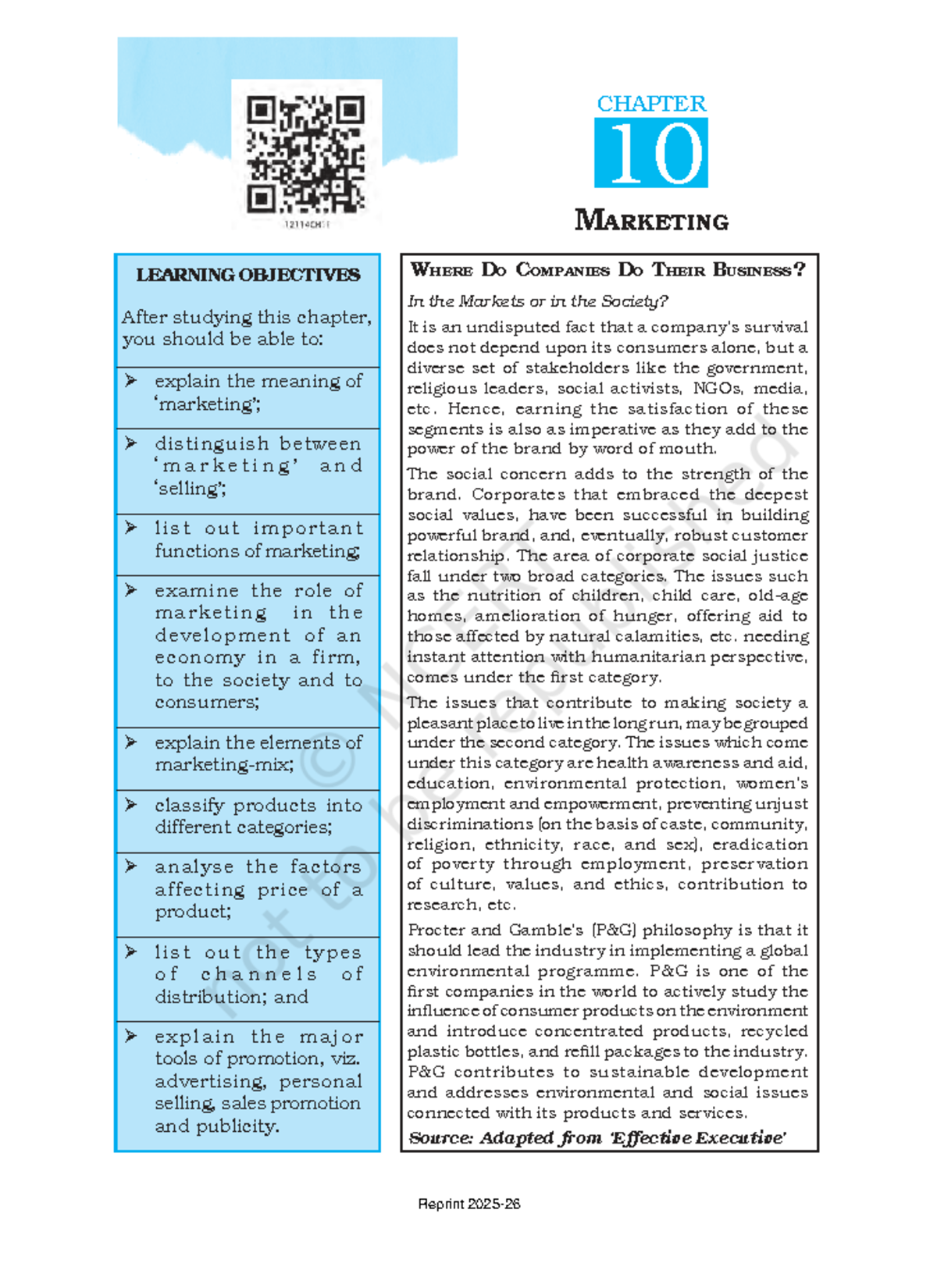 Chapter 10 Marketing: Key Learning Objectives and Insights - Studocu