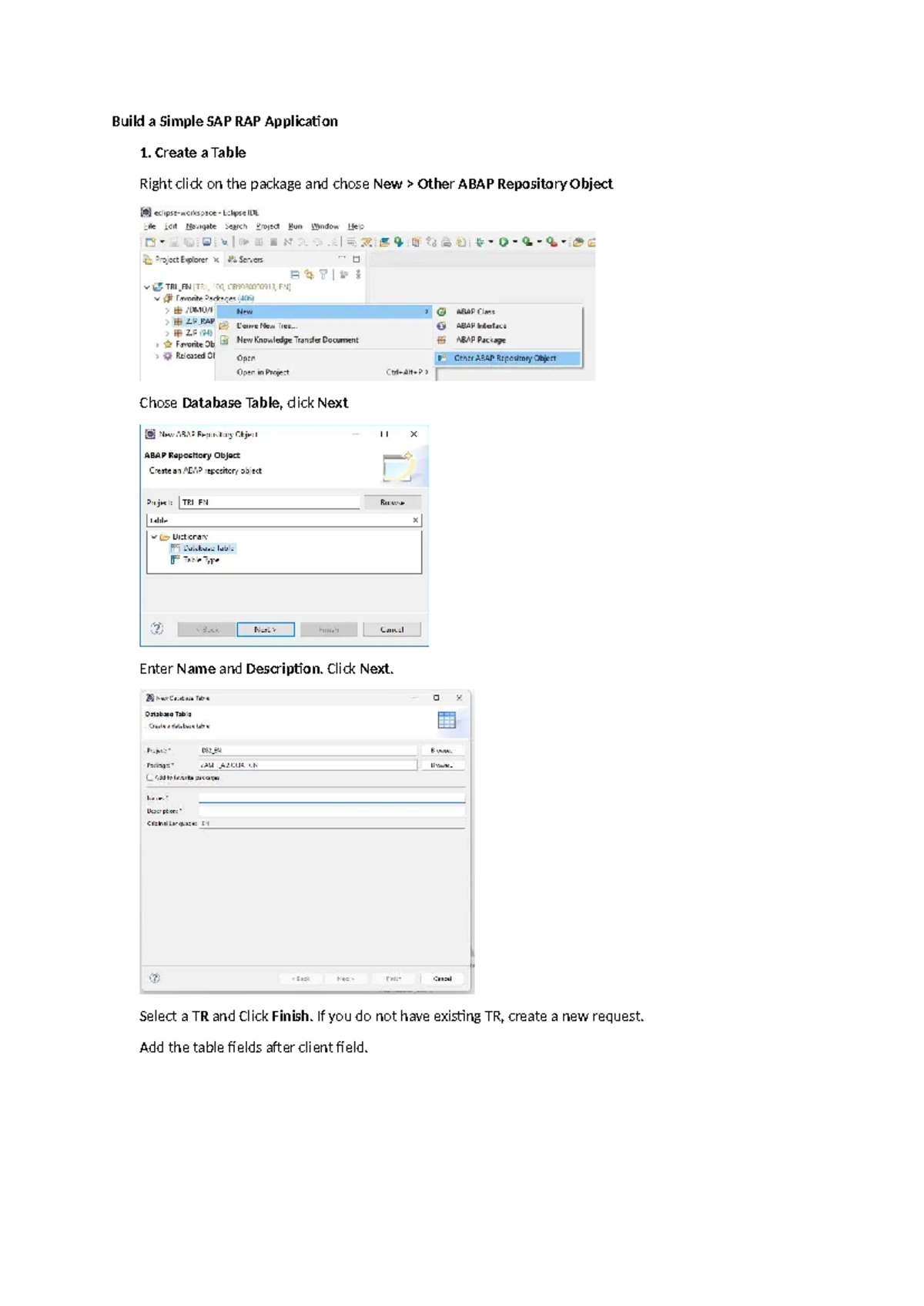 Building a Simple SAP RAP App: Creating Tables & CDS Views - Studocu