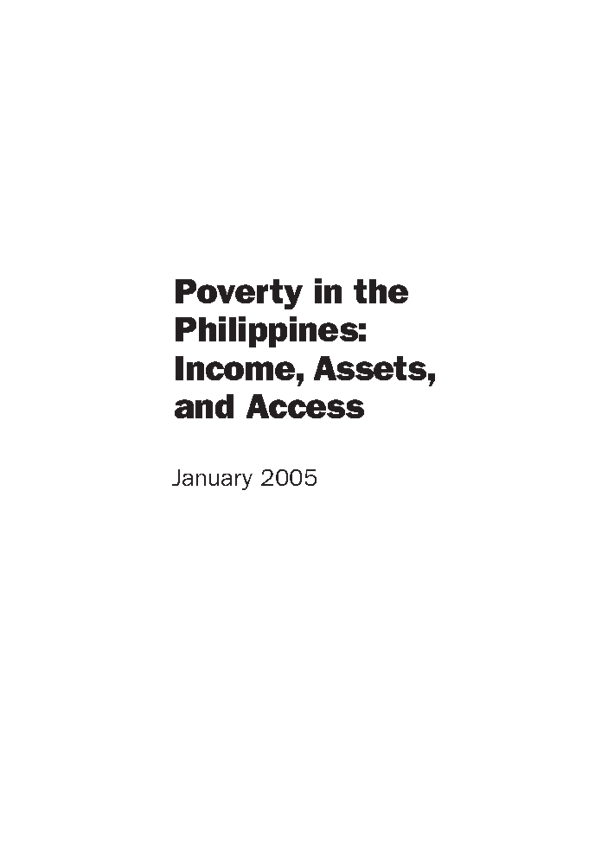 Poverty-philippines - poverty rates in the Philippines - Poverty in the ...