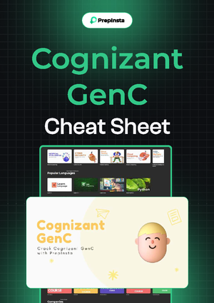 Accenture Cheat Sheet Prep Insta - PrepInsta Accenture Cheat Sheet Courses Screenshots This ...