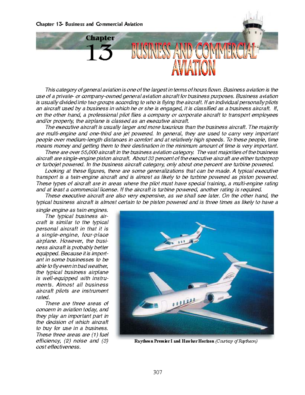 Chapter 13: Business and Commercial Aviation Overview - Studocu