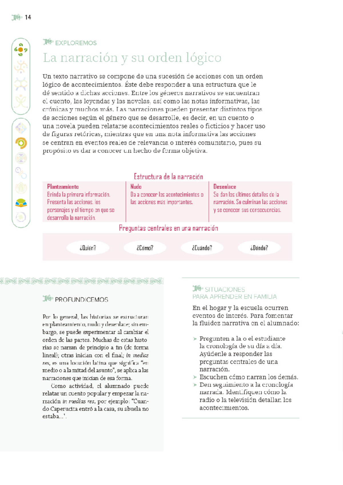 14 La Narración y su Orden Lógico: Estructura y Tipos Narrativos - Studocu
