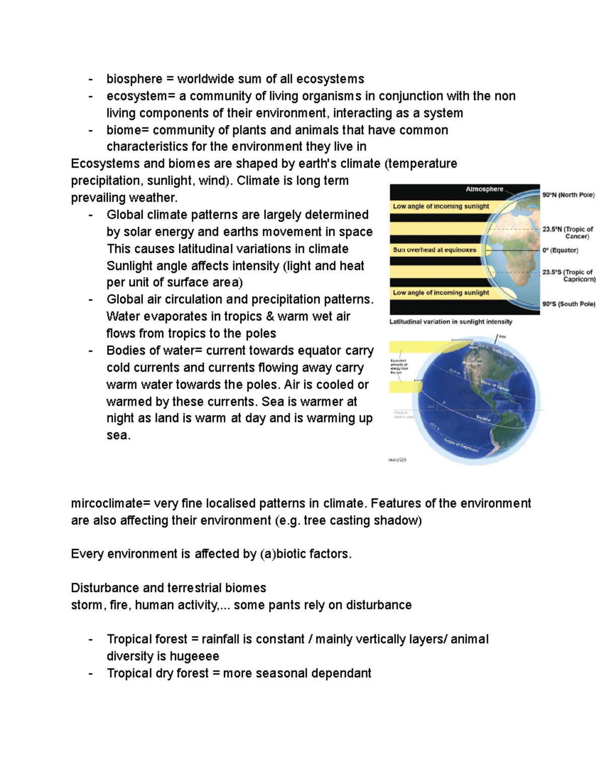 199.103 Lecture 15: Understanding Ecosystems and Global Climate ...