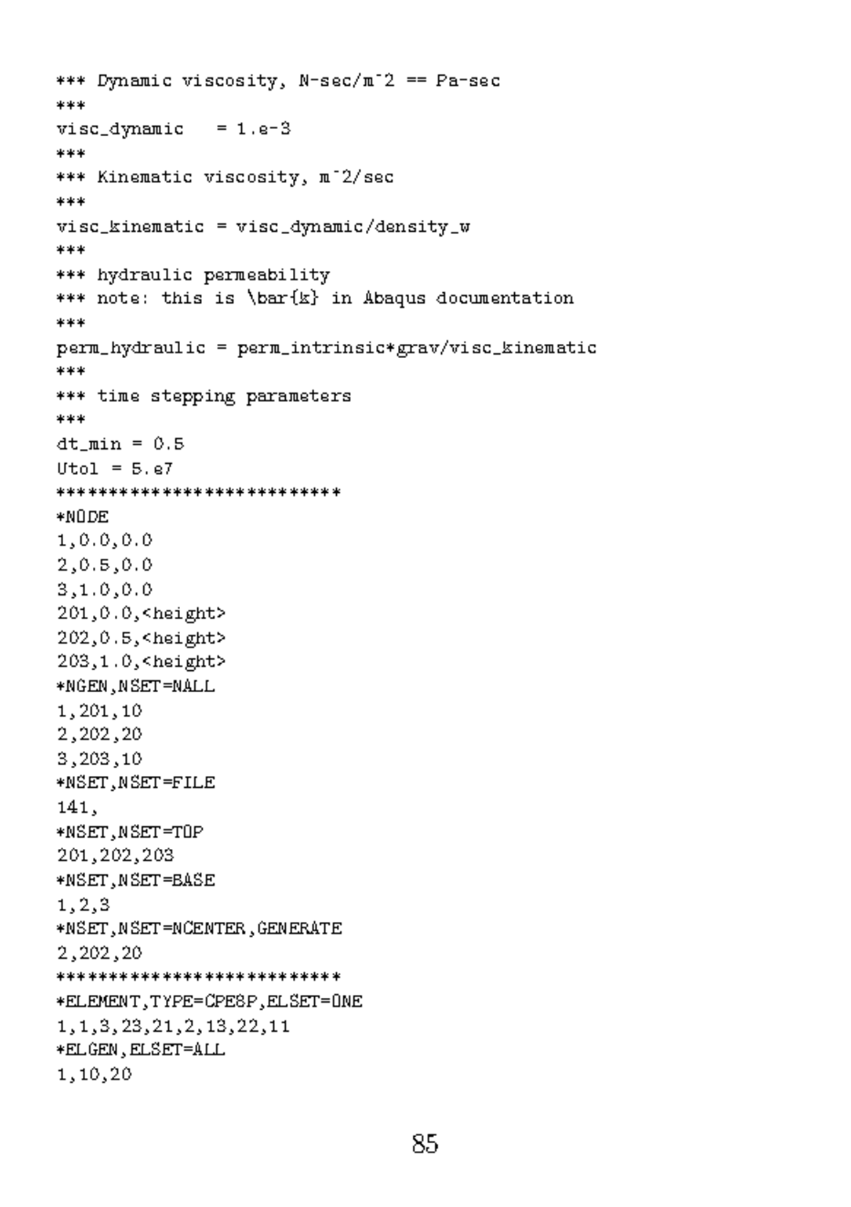 Fundamentals of Geomechanical 90 - *** Dynamic viscosity, N-sec/m^2 ...