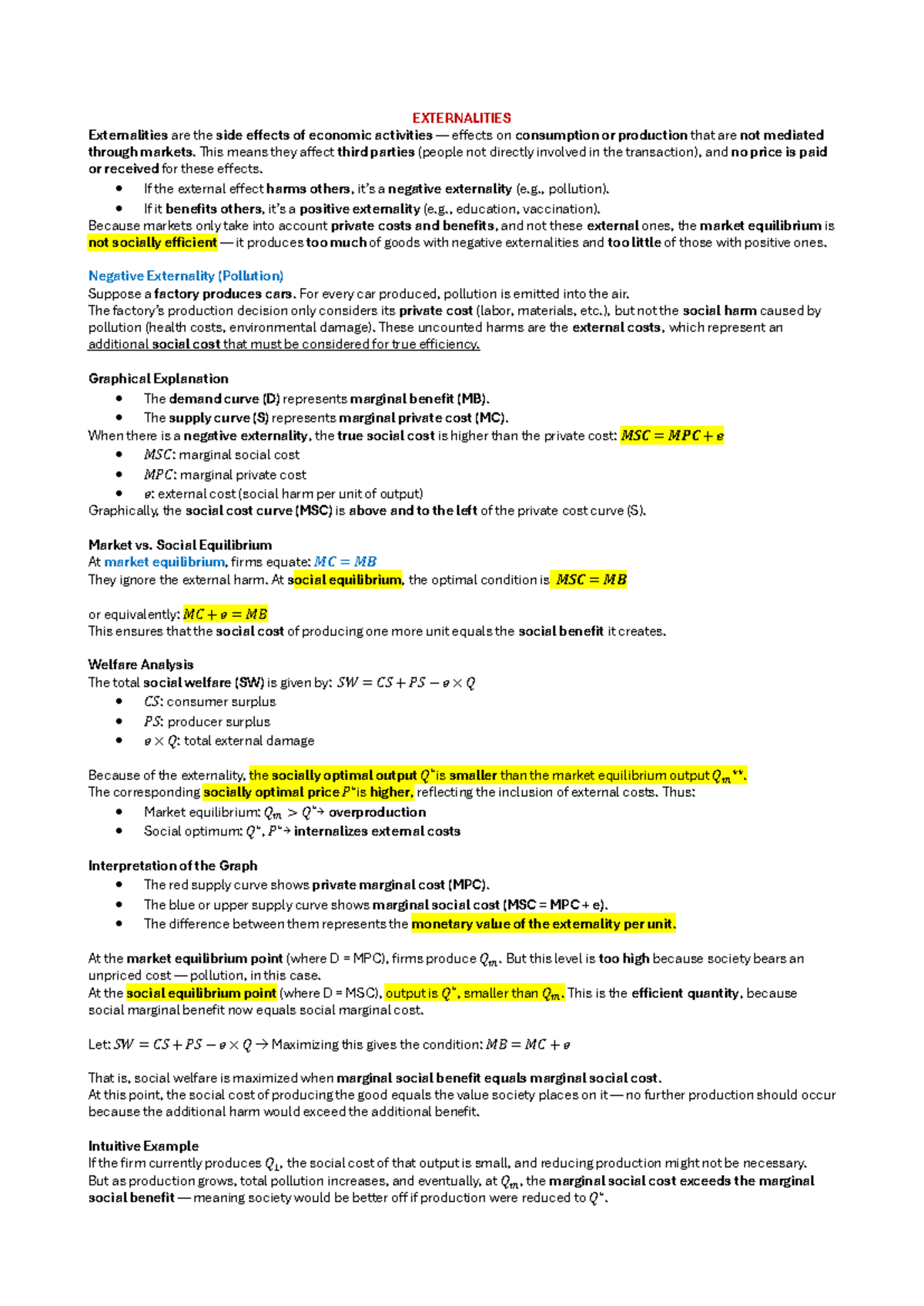 Externalities in Economics: Understanding Market Failures and Solutions ...