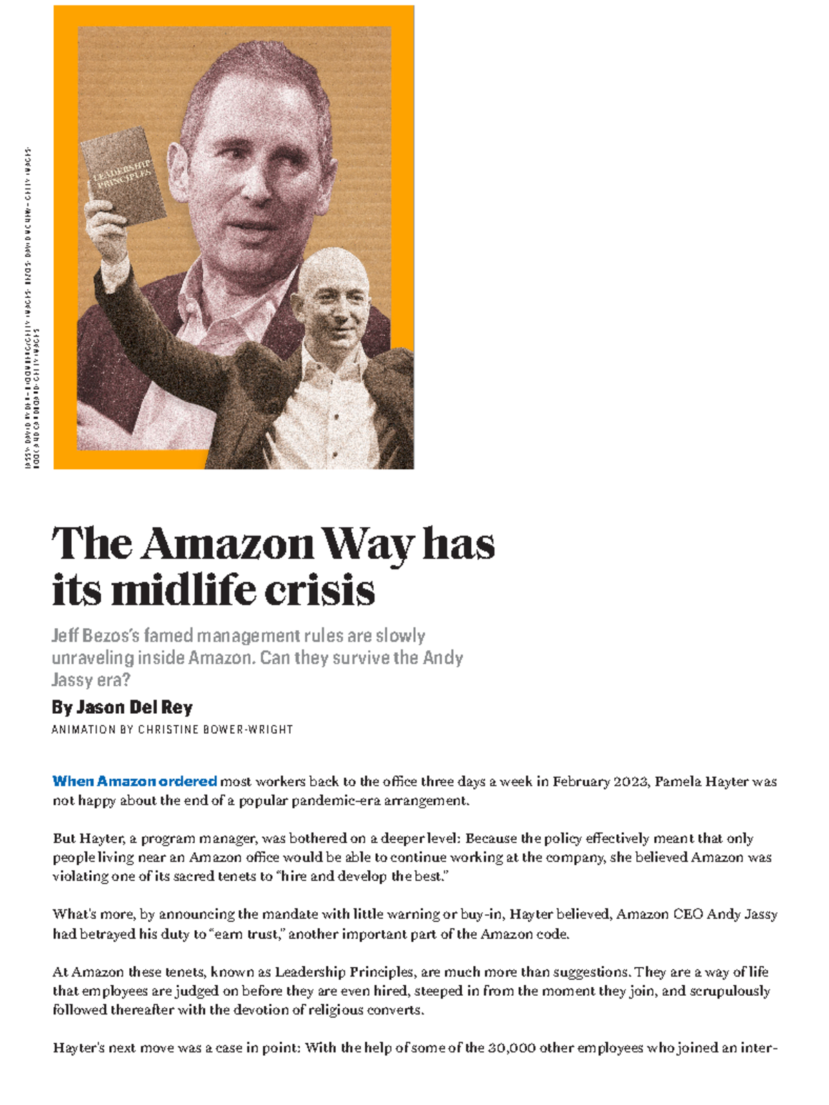 The Amazon Way: Navigating Leadership Principles in the Jassy Era - Studocu